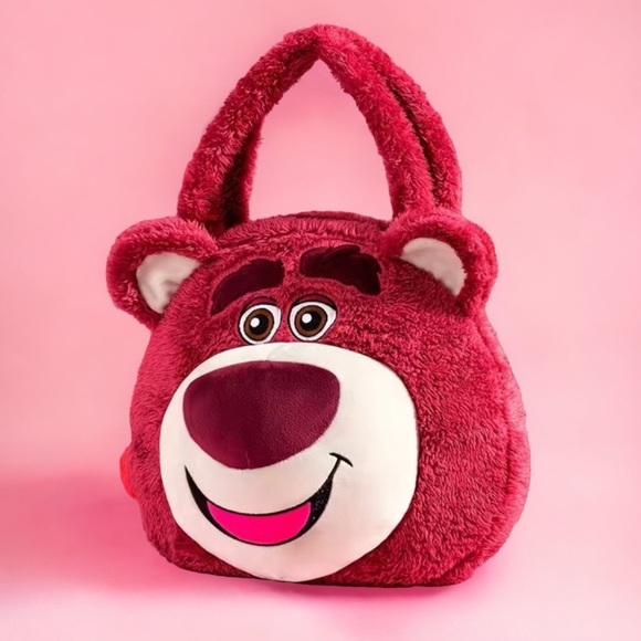 Disney | Bags | Disney Lotso Bear Plush Figural Bag Purse | Poshmark